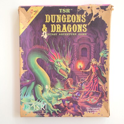 1980 1981 TSR Dungeons & Dragons Fantasy Adventure GAME #1011 Basic ...