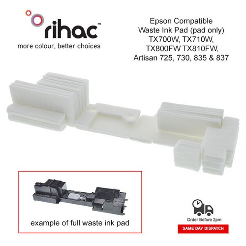 Maintenance Pad for Epson TX700W TX710W TX800FW TX810FW waste ink ...