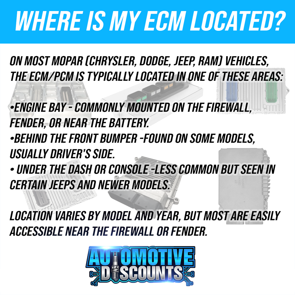 2006 Chrysler PT Cruiser 2.4L 05034440 Engine Computer ECM ECU PCM ...
