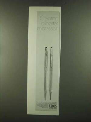 1972 Cross Pens Ad - Creating a Better Impression | eBay