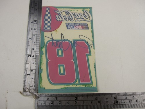 Vintage Nascar Coca Cola #18 Motorsport Related Window Sticker BIS | eBay