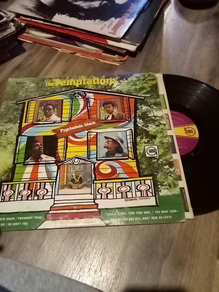 The Temptations: Psychedelic Shack LP Vinyl US 1970 Gordy Motown R&B ...