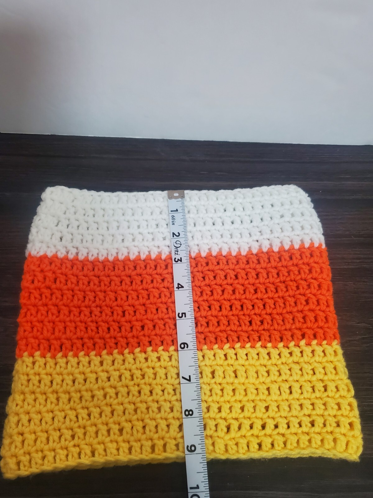 Crochet Handmade Candy Corn Cat Hat Beanie Halloween Fall Cat | eBay