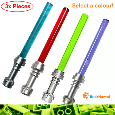 LEGO 30374 64567 Star Wars Lightsaber Jedi Sith - 3pcs Select a Colour ...