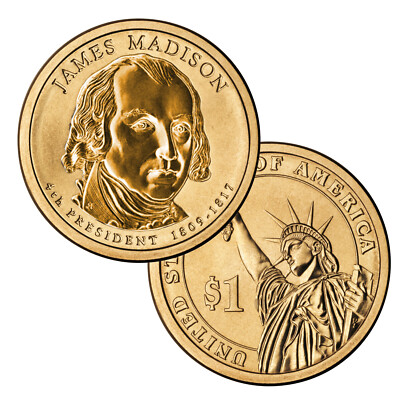 2007 James Madison Enhanced Reverse Proof Presidential Dollar coin | eBay