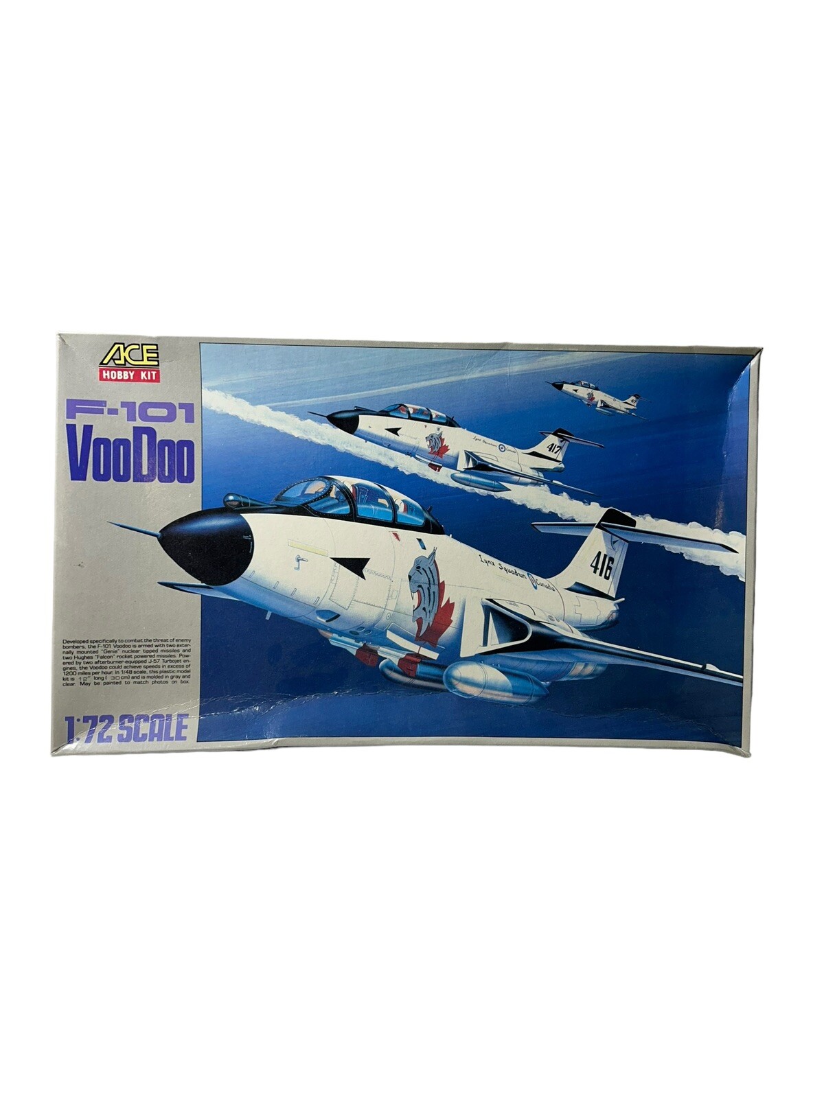 Ace Hobby Kit - F-101 Voodoo 1/72 Scale Model 2500 NEW OPEN BOX | eBay