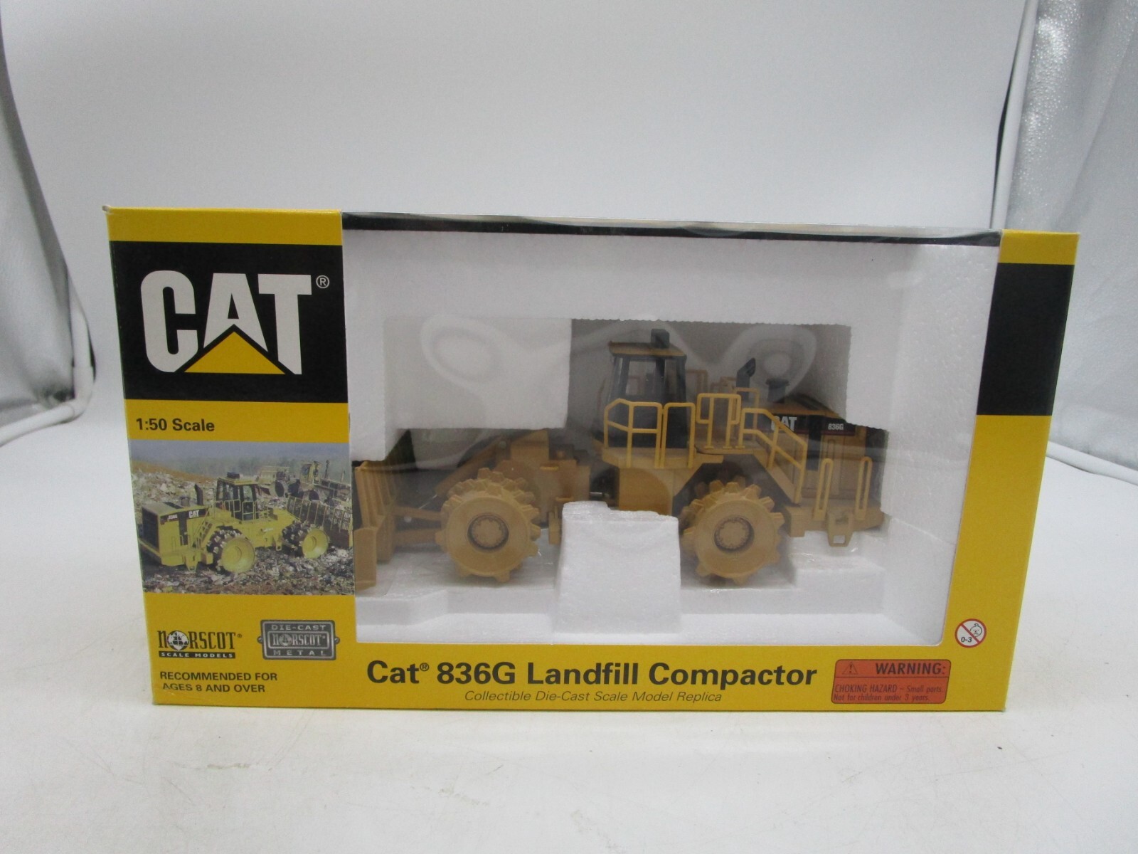 Cat 836g Landfill Compactor 1 50 Scale Norscot Diecast for sale online ...