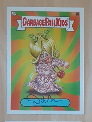 Garbage Pail Kids Intergoolactic artist autograph auto card David Gross ...