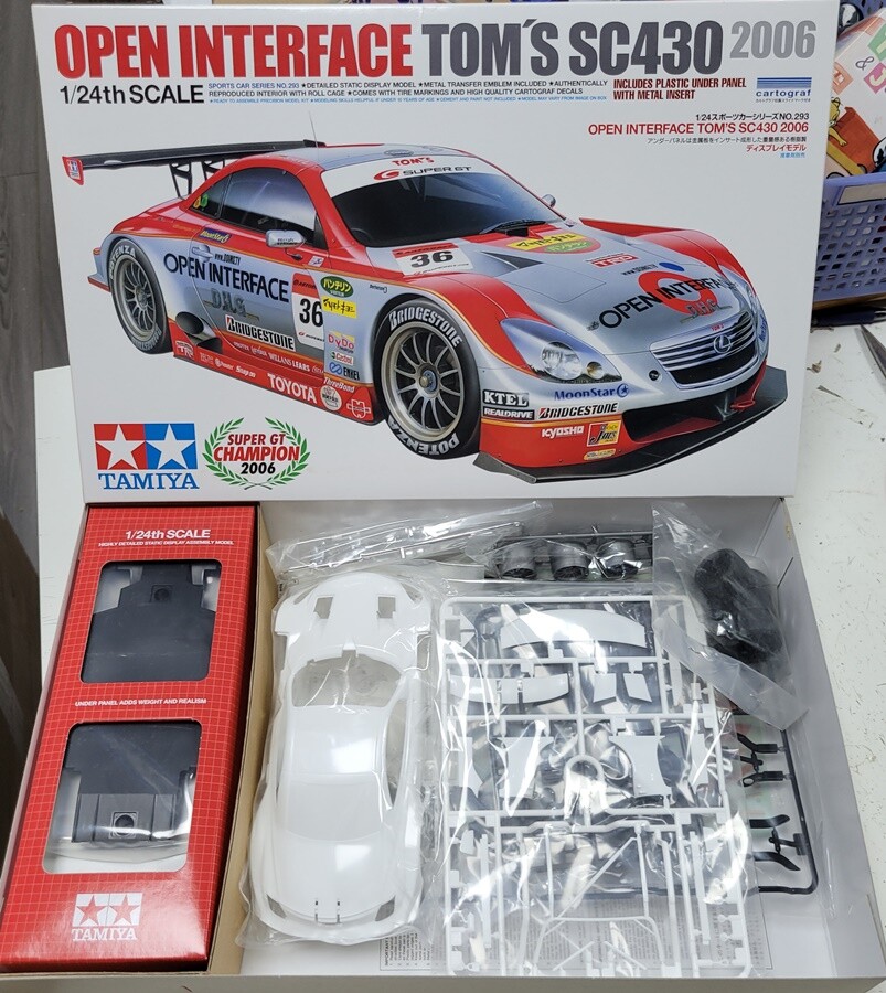 Tamiya Open Interface Toms Sc430 2006 1/24 Sports Car Series No. 24293 ...