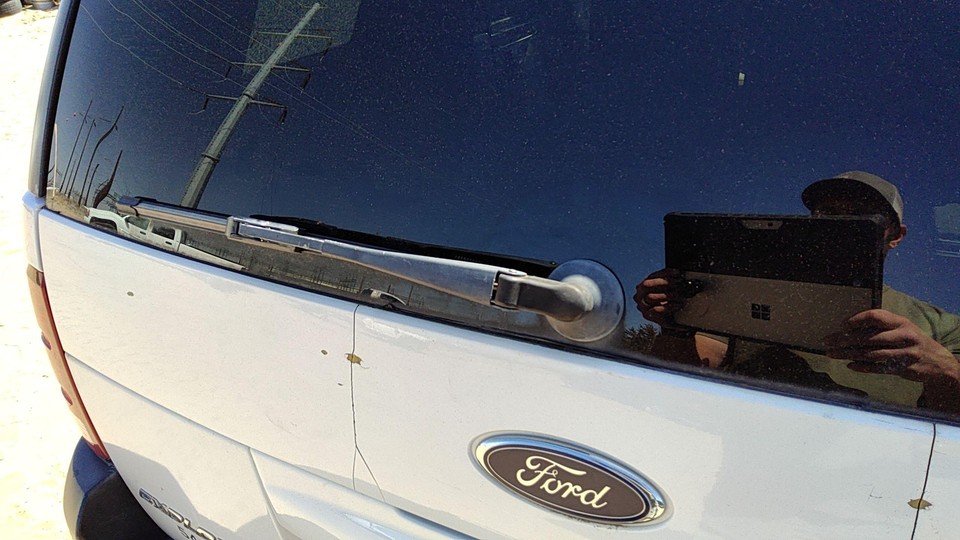 2002 03 Ford Explorer Back Glass Wiper Arm Oem Rear Window Blade ...