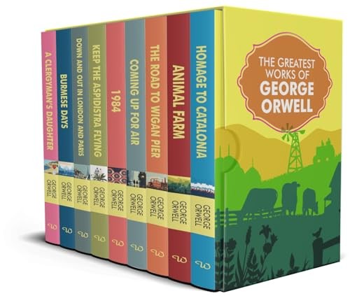 The Complete Novels of George Orwell 9 Book Collection Set Burmese Days ...