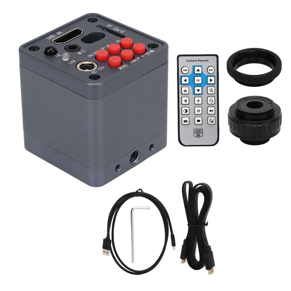 UK Plug 41MP 4K 2160P HD Industrial Video Microscope Camera With C ...