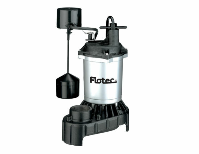 Flotech 1/3HP Zinc/Thermoplastic Vertical Sump Pump (FPZS33V) for sale ...