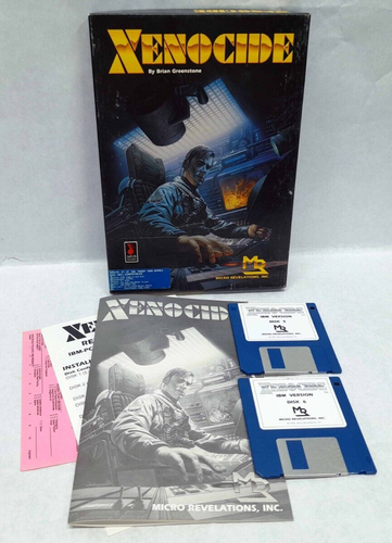 XENOCIDE - Big Box PC Game w/ (2) 3.5" Discs, Manual, Inserts & Box ...