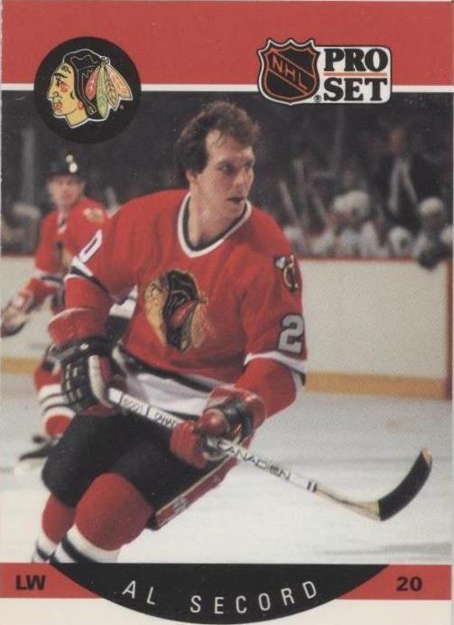 1990-91 Pro Set - Al Secord #60 Alan Secord on Back for sale online | eBay
