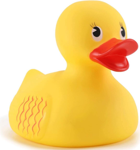 Jumbo Squeaky Rubber Ducky 10.5" - Bath Pool Child Kid Baby Play Duck ...