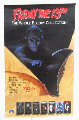FRIDAY THE 13TH...THE WHOLE BLOODY COLLECTION (1989) 23 x 37 - 7 Titles On Video | eBay