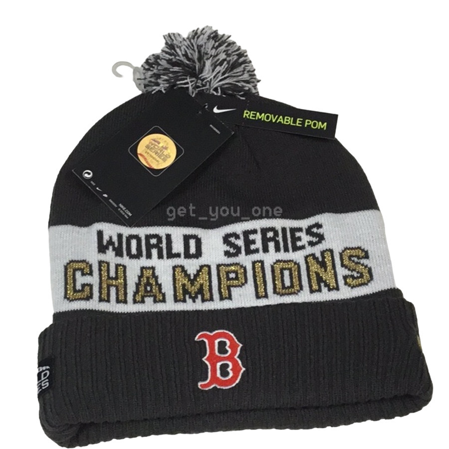 NWT Nike Boston Red Sox 2018 World Series Champions Knit Beanie ...