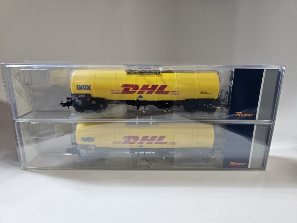 Roco GATX DHL Tank Car Set 76024 HO Scale DC | eBay