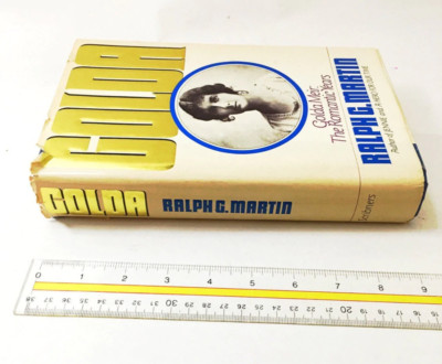 Golda Meir biography. The Romantic Years by Ralph G. Martin. FIRST ...