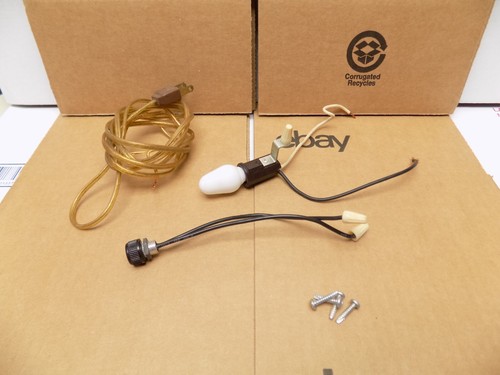 Vintage Spartus Bar Is Open Clock Lamp Replacement Parts Lot Switch ...