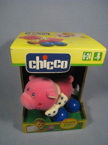NOS. Chicco Rolly Soft Pink Pig | eBay