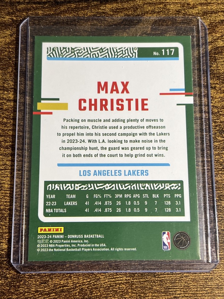 2023-24 Donruss Choice Max Christie RED CHOICE/99 | eBay