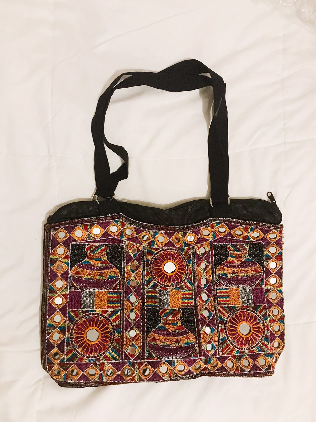 Indian Pakistani Boho Ethnic Hippie Women tote Handbag Purse Wallet ...