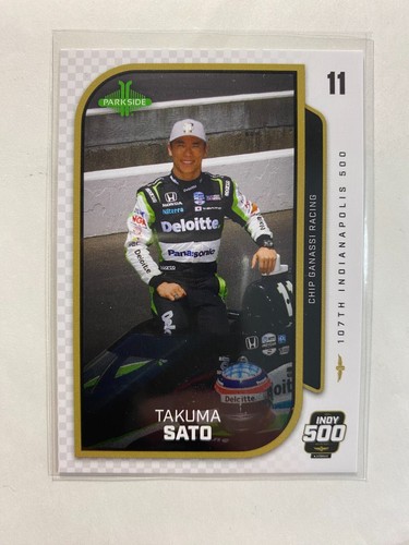 Takuma Sato 2024 Parkside NTT INDYCAR #101 Card | eBay