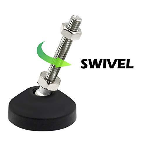 4 Pack Adjustable Swivel Leveling Feet for Table Workbench Machine ...