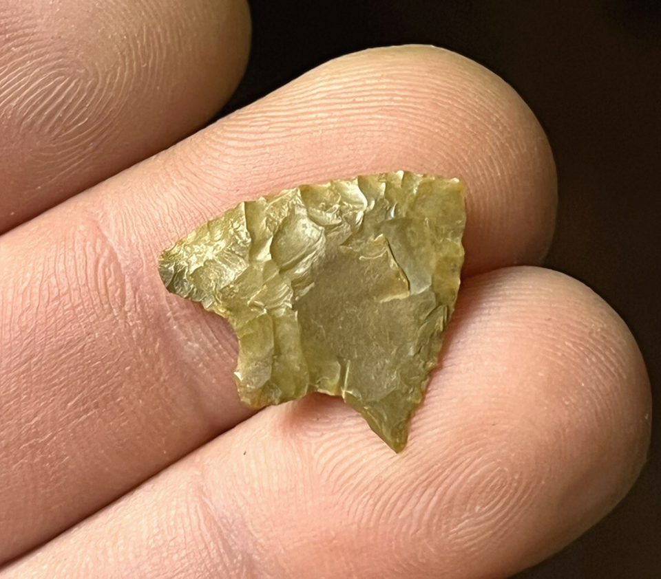 JASPER CALAPOOYA POINT OREGON ARROWHEADS AUTHENTIC INDIAN ARTIFACT BF ...