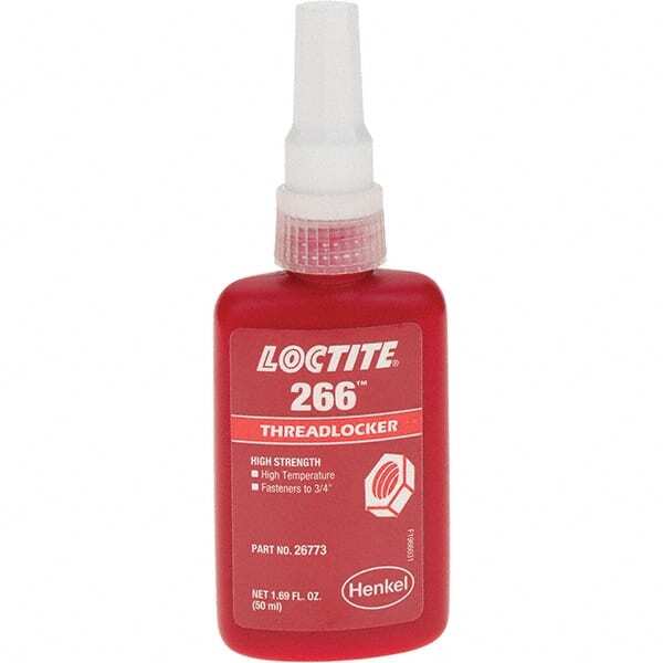 Loctite 266 Series High-strength Threadlocker Red Liquid 50ml Bottle ...