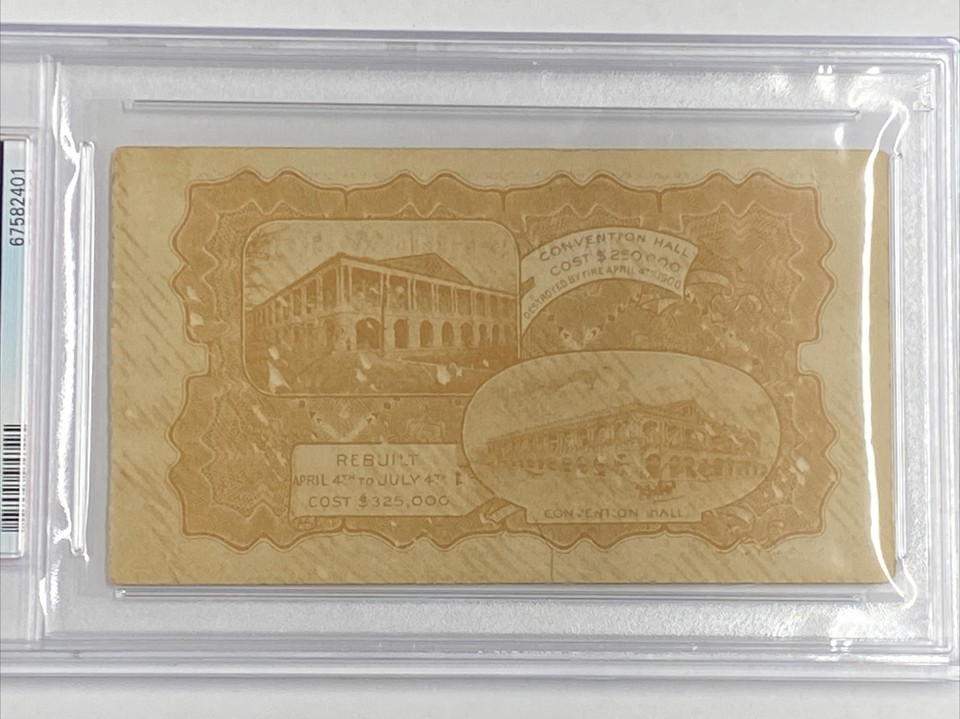 1900 Democratic National Convention Platform Ticket William Jennings ...