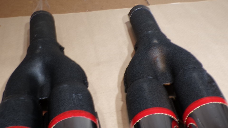 ANSA Pair of Rare Slant Cut Extra Diameter Twin Exhaust Tips | eBay