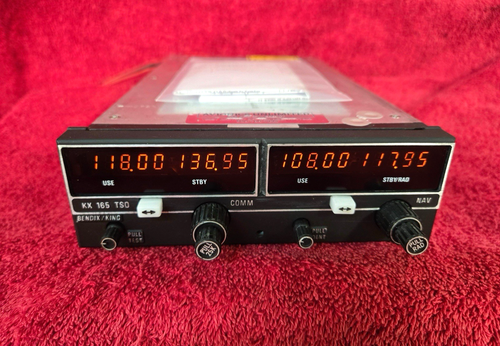 069-1025-25 Bendix King KX 165 NAV/COM with G/S (28V) w/ Fresh FAA 8130-3 Form | eBay