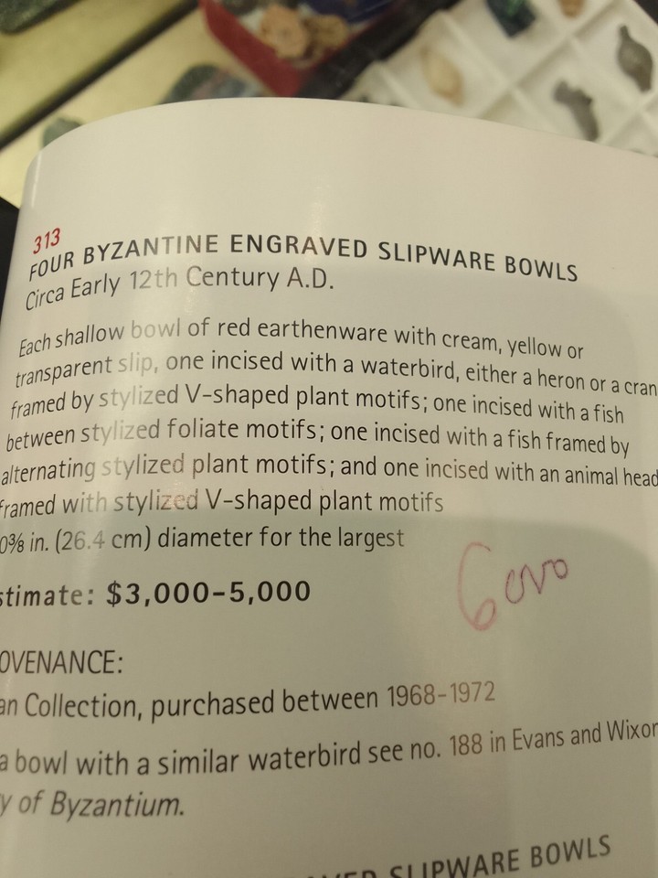 Ancient Byzantine Sgraffito Ceramic Bowl Sea Salvage 12th Century ...