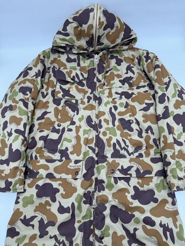 VTG Bob Allen Jacket Mens Sz M Full Zip Goretex Ducks Unlimited Camo ...