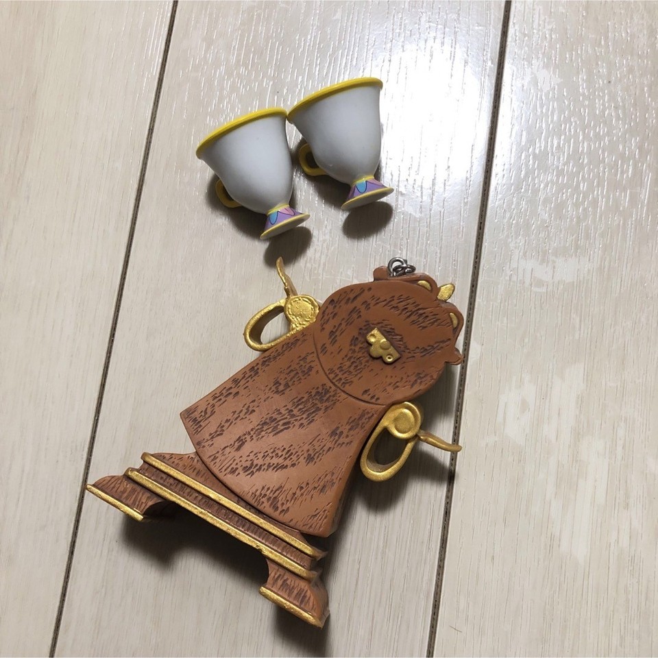 Beauty and the Beast Cogsworth Ornament Chip Figure Disney | eBay