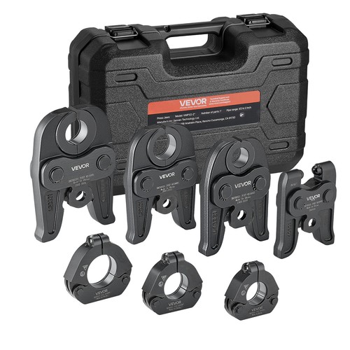 7PCS MegaPress Pressing Kit 1/2" to 2" - 3PCS Press Jaws, 3PCS Press ...