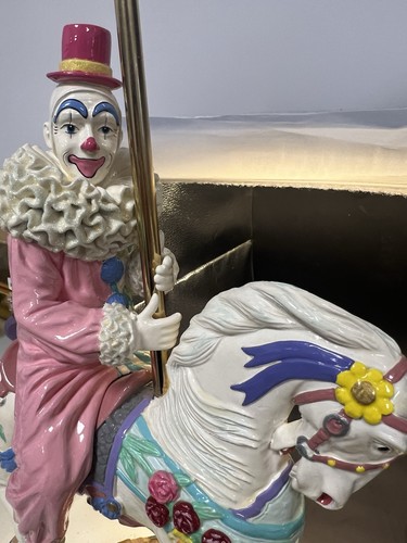 Ron Lee Carousel Clown on Horse Figurine 283/500 Signed 2000 Porcelain ...