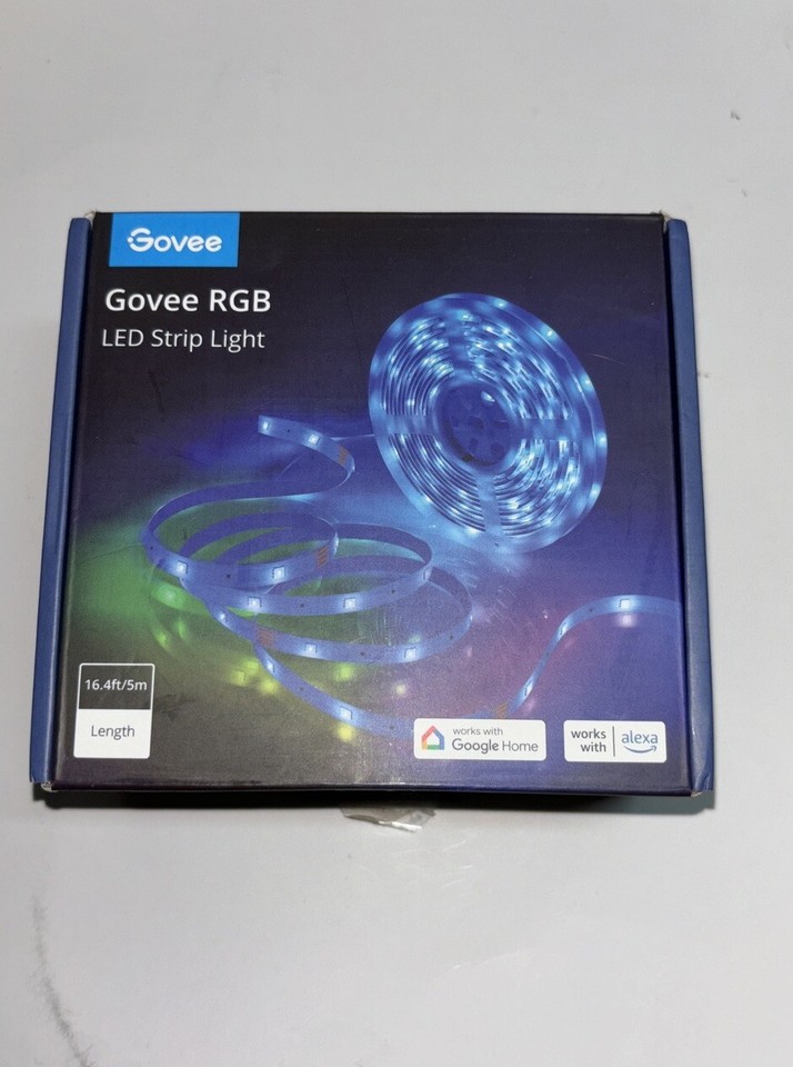 Govee RGB LED Strip Lights, Bluetooth RGB LED Lights w App Control Lot ...