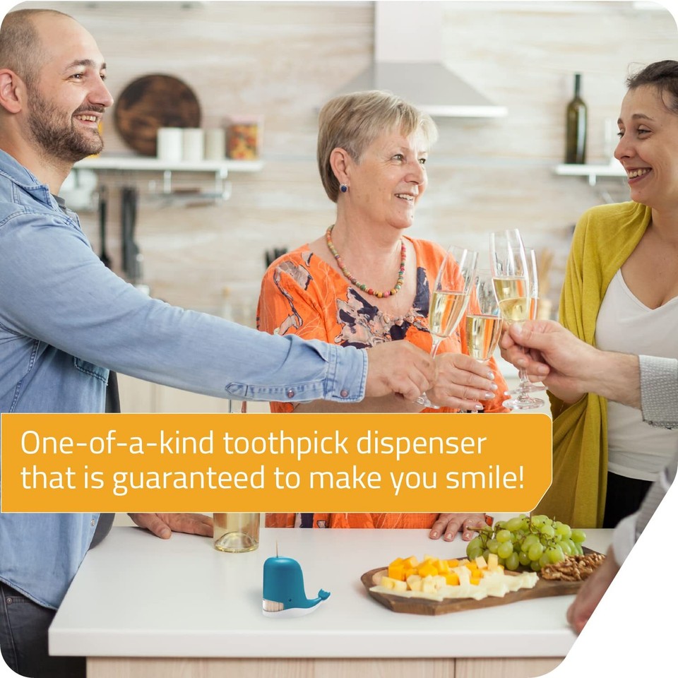 N Jonah Toothpick Holder Cute Whale Toothpick Dispenser Fun And ...