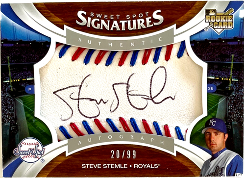 2006 Upper Deck Sweet Spot - Sweet Spot Signatures Steve Stemle #182 ...