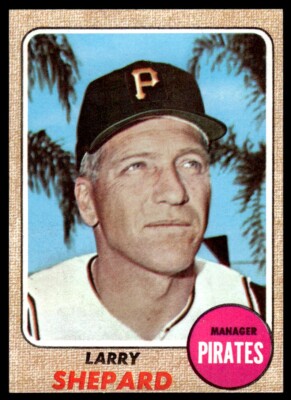 1968 Topps Larry Shepard Pittsburgh Pirates #584 *Set Break | eBay