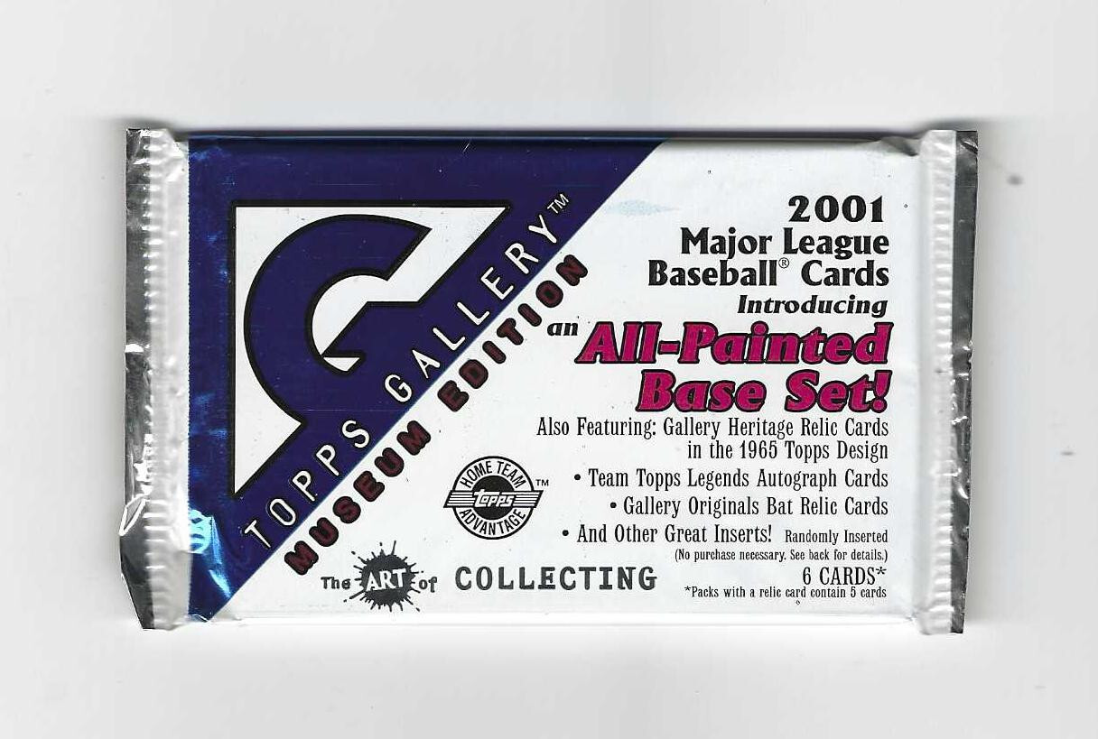 2001 Topps GALLERY Baseball Pack--Factory Sealed | eBay
