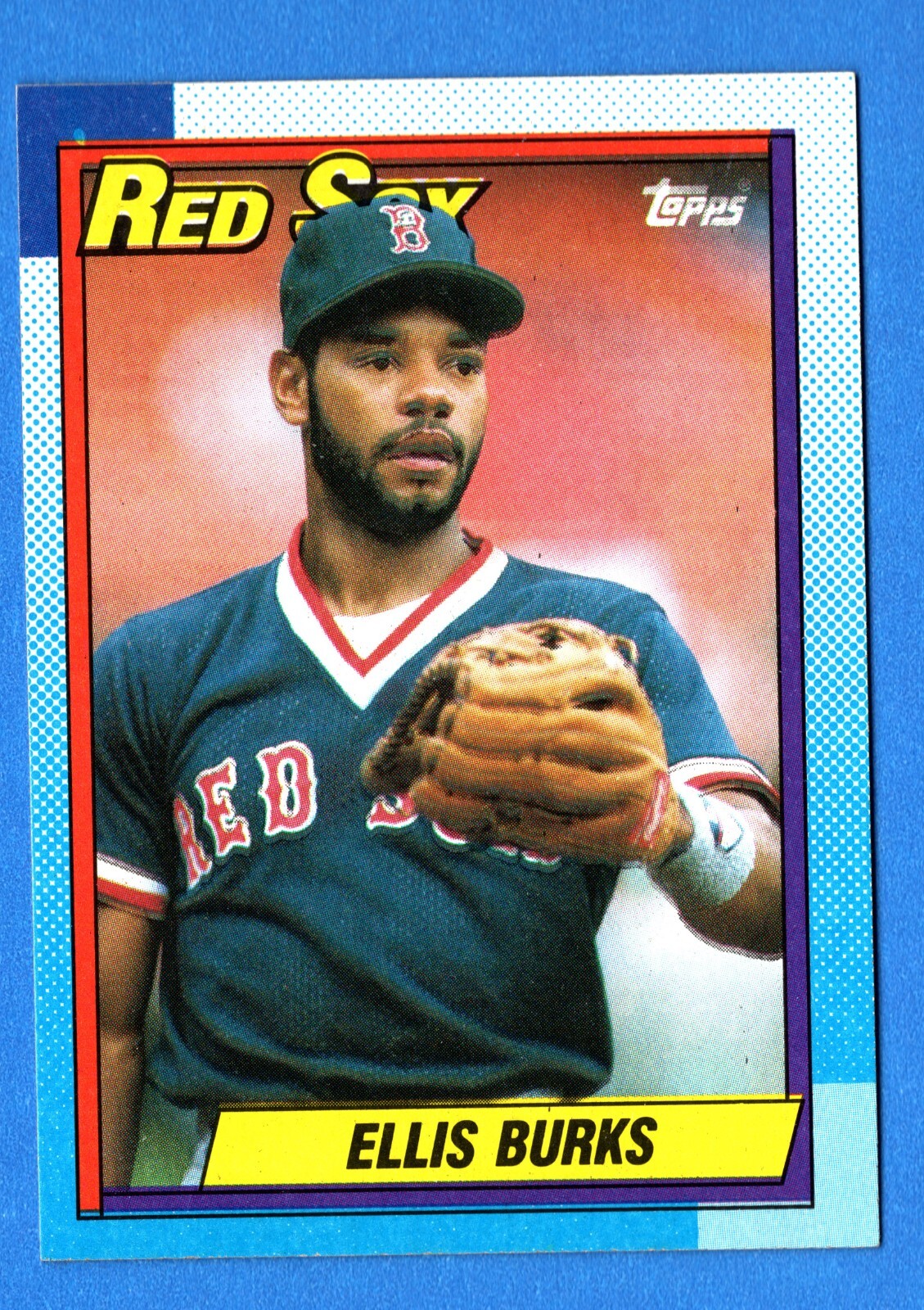 Ellis Burks - 1990 Topps #155 - Boston Red Sox Baseball Card | eBay
