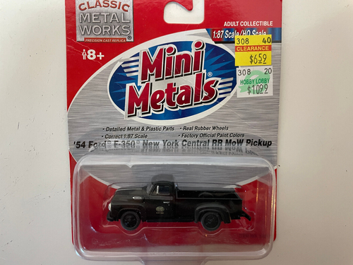 Classic Metal Works Mini Metals 54 Ford F-350 Pickup New York Central ...