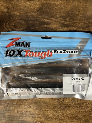 Z-Man DarterZ 6" - Smelt - 5 Pack Segmented Soft Plastic | eBay