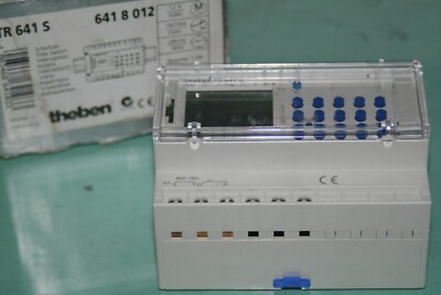 INTERRUPTEUR HORAIRE DIGITAL ANNUEL 1NO+1NF 12V ALT theben TR 641 S | eBay