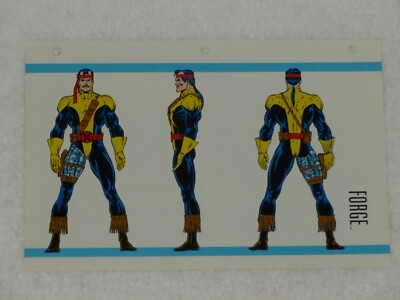 FORGE - Character Info - MARVEL BIO SHEET - Heroes & Villains - RARE ...